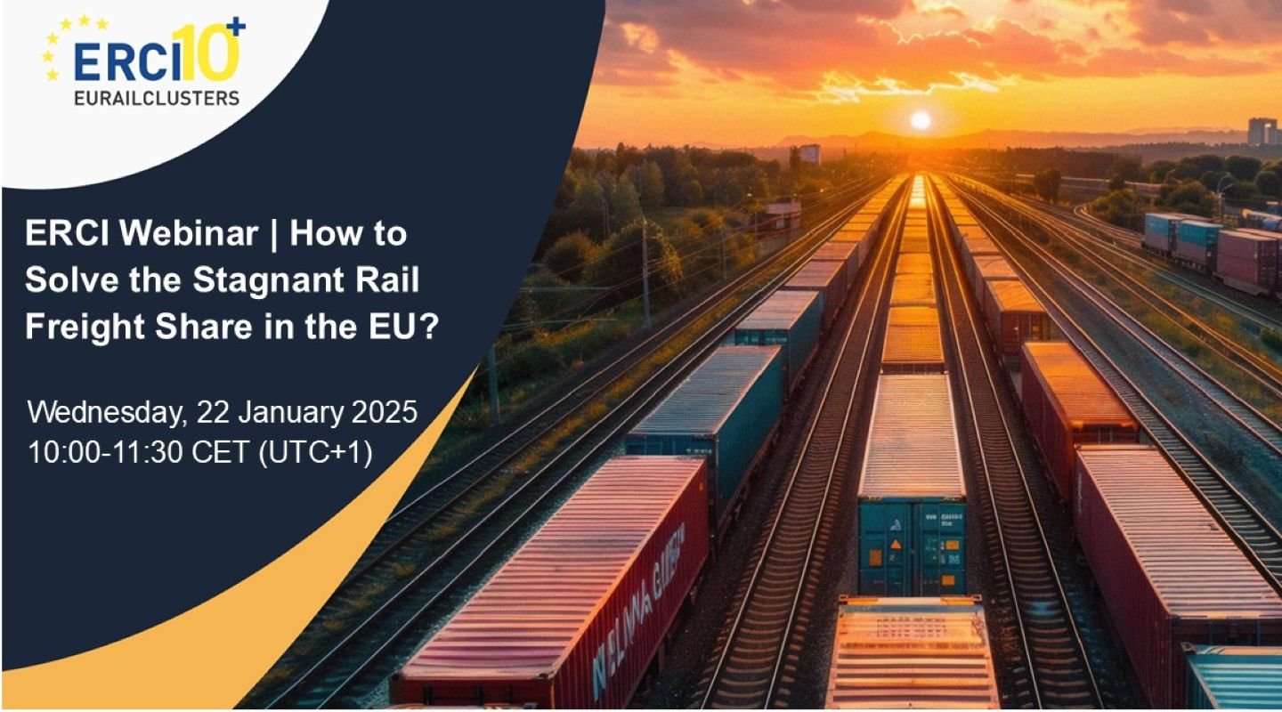 ERCI Webinar | How to Solve the Stagnant Rail Freight Share in the EU? | Cluster Transport ...